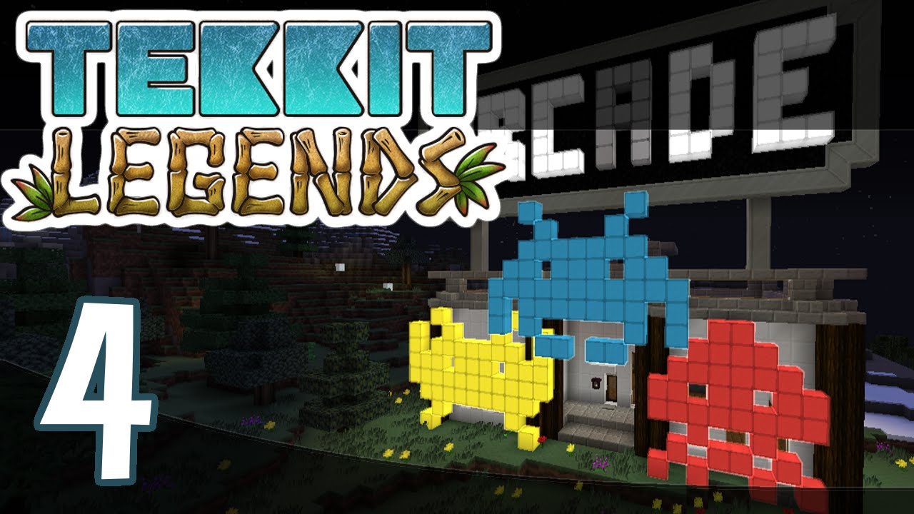 Minecraft | Tekkit Legends : Episode 4 | Building with Robots - YouTube