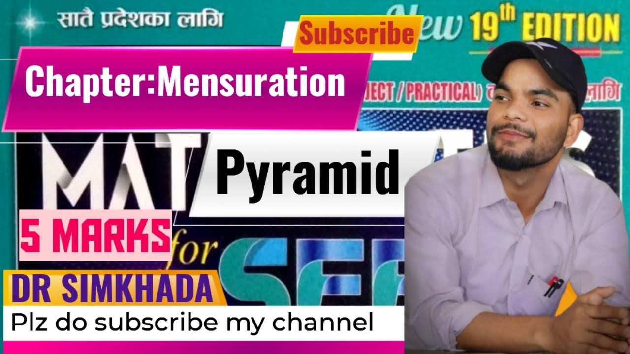 Chapter: Pyramid 1A (5 marks) DR SIMKHADA math practice book SEE # ...