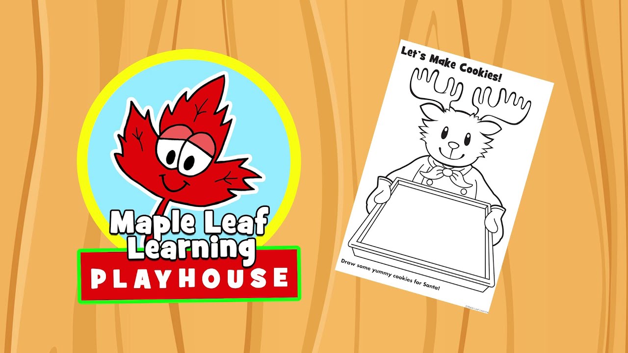 Let's Make Cookies! Worksheet for Kids | Maple Leaf Learning Playhouse ...