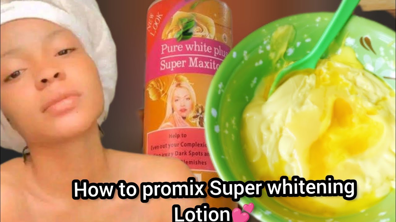 2023:How to promix Super whitening lotion even tone skin 👉pure white ...