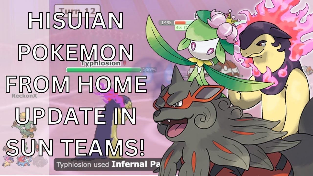 Using the new hisuian pokemon in sun teams! Pokemon Showdown - YouTube