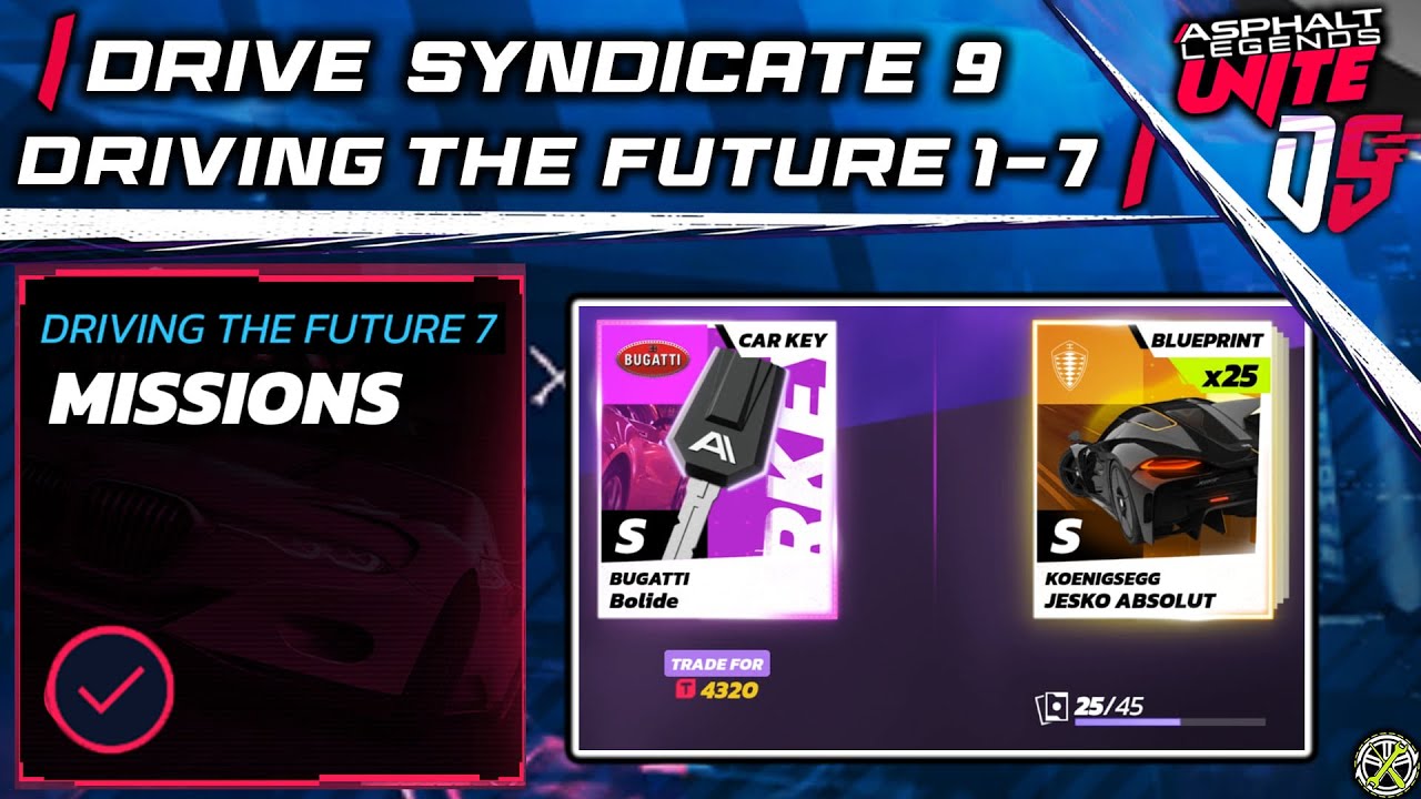 Asphalt Unite | Drive Syndicate 9 - Driving the Future 1-7 - YouTube