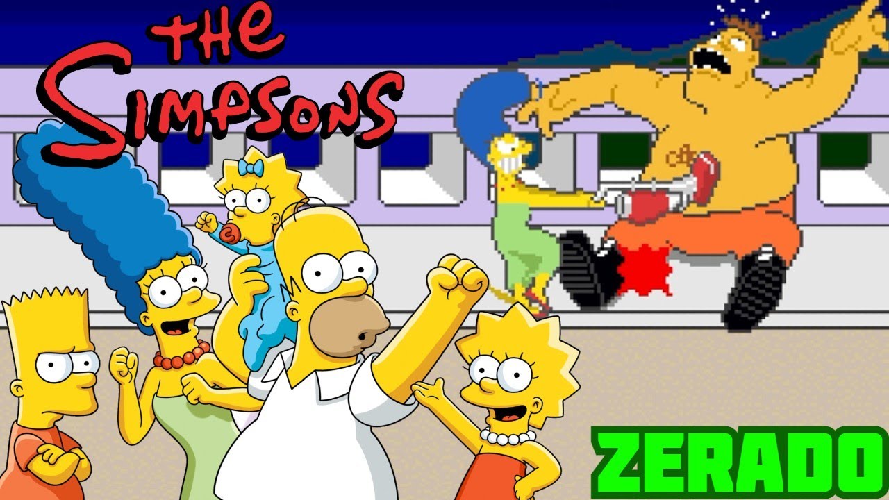 Os Simpsons de Arcade - ZERADO - Jogo dos Simpsons do Fliperama - YouTube