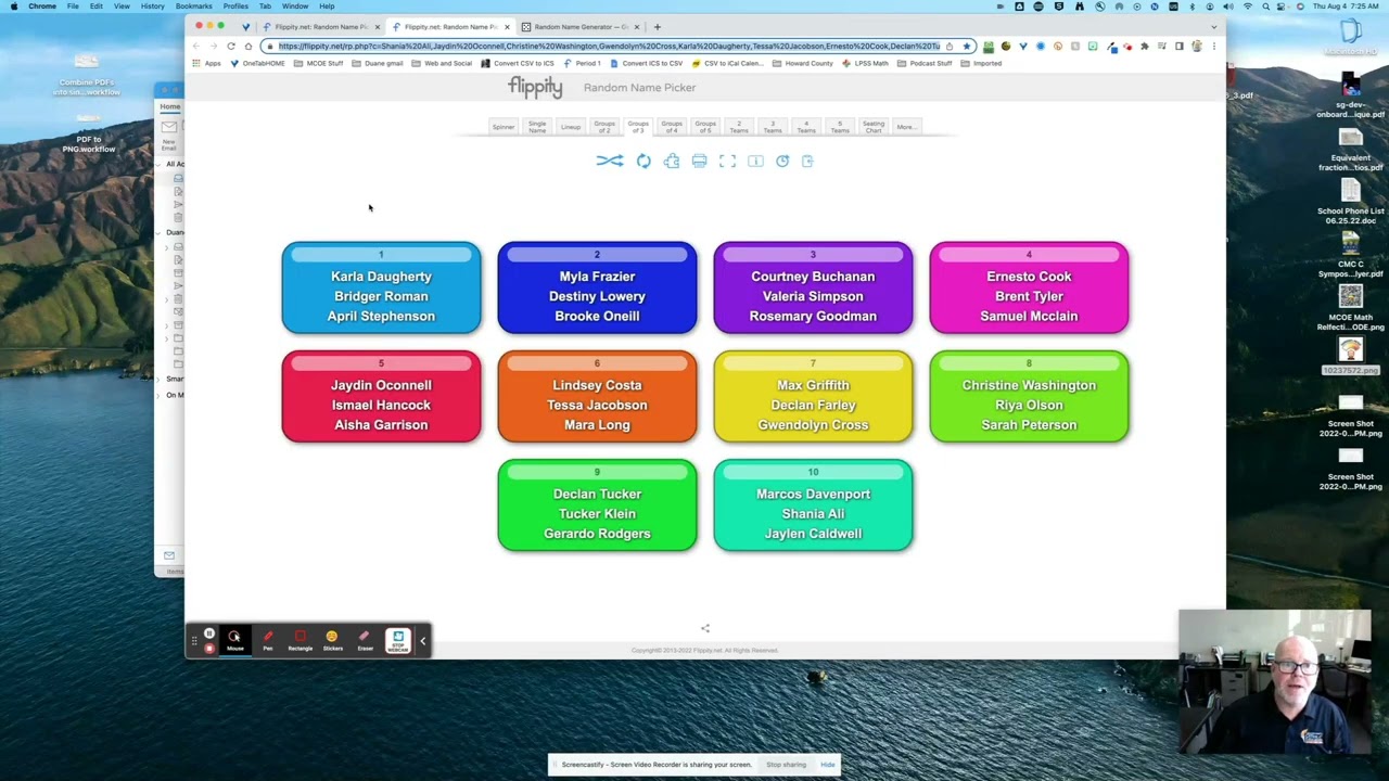 Using Flippity to Create Random Groups - YouTube