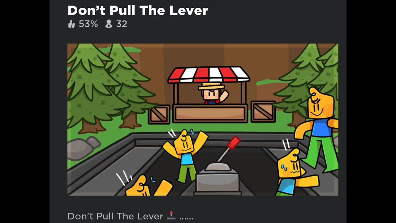 DON’T PULL THE LEVER - YouTube