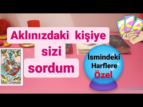 İSMİNDEKİ HARFLERE ÖZEL AÇILIM (Aklınızdaki Kişi) 🔮♥️ #tarotaşk #tarotfalı #aşkaçılımıtarot
