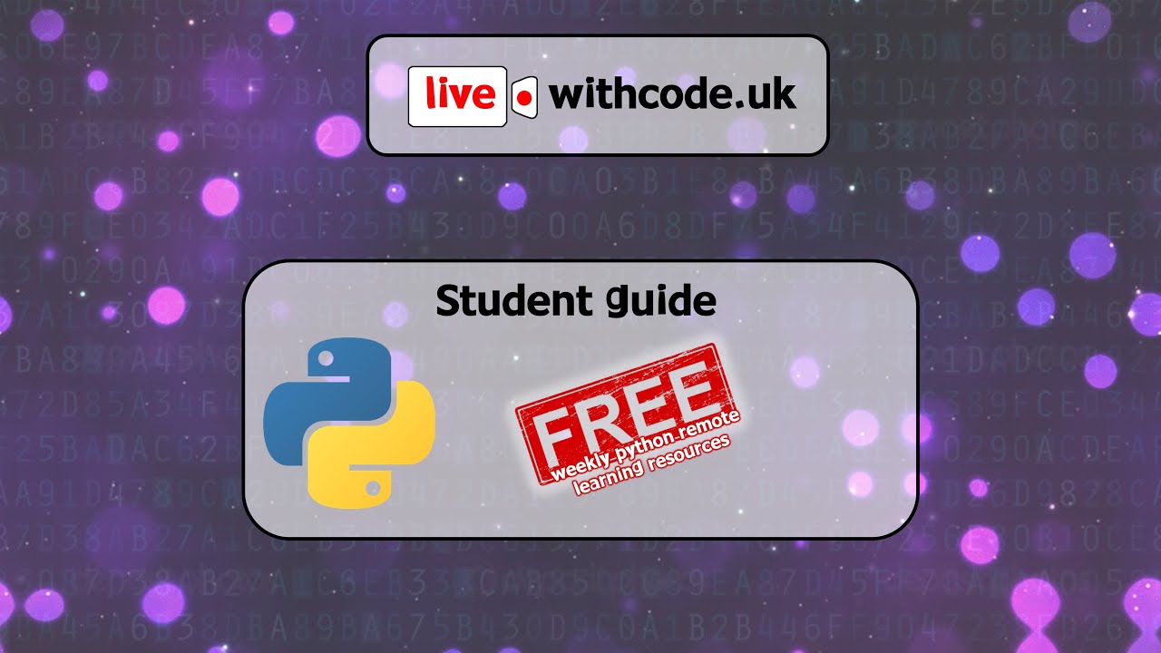 live.withcode.uk student and teacher guide - YouTube
