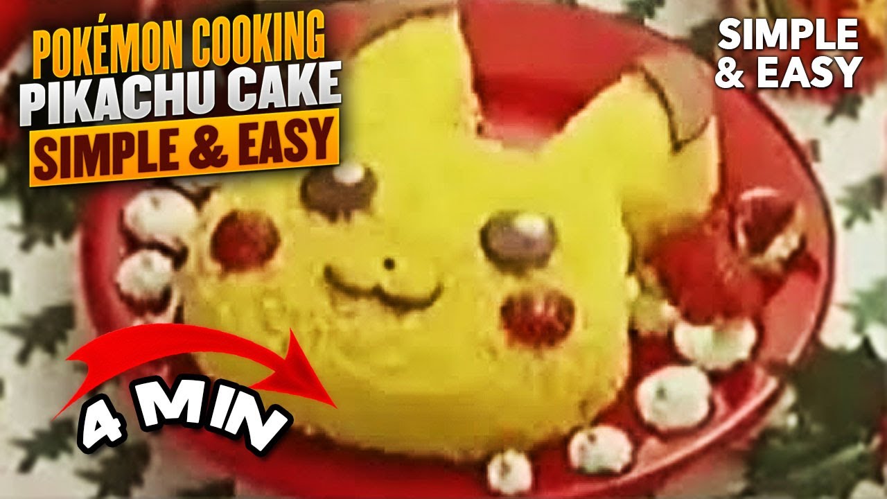 Pokémon Cooking - Pikachu Cake (English Subbed) - YouTube