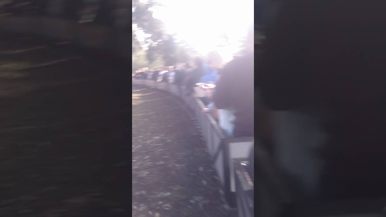 Night train mini trains in Eltham - YouTube