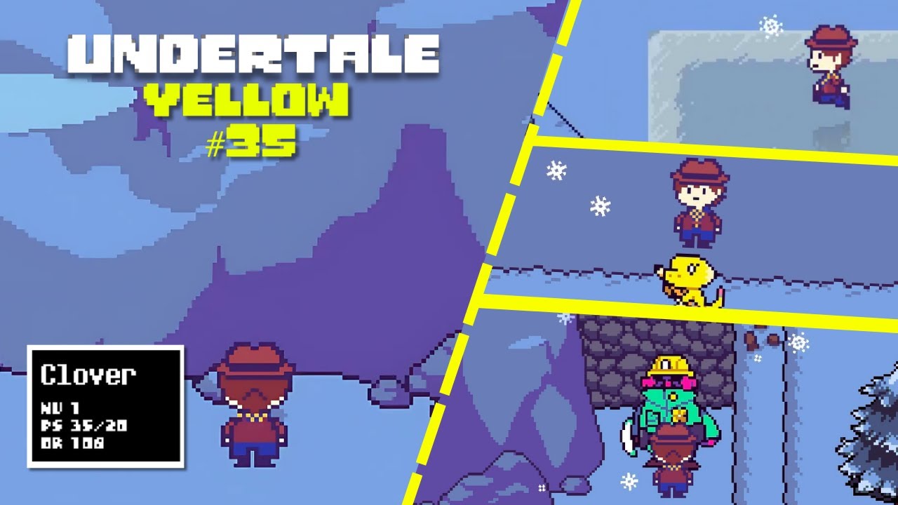 Undertale Yellow #35: CUEVA en SNOWDIN? y... COSEGUIMOS el DINEROS ...