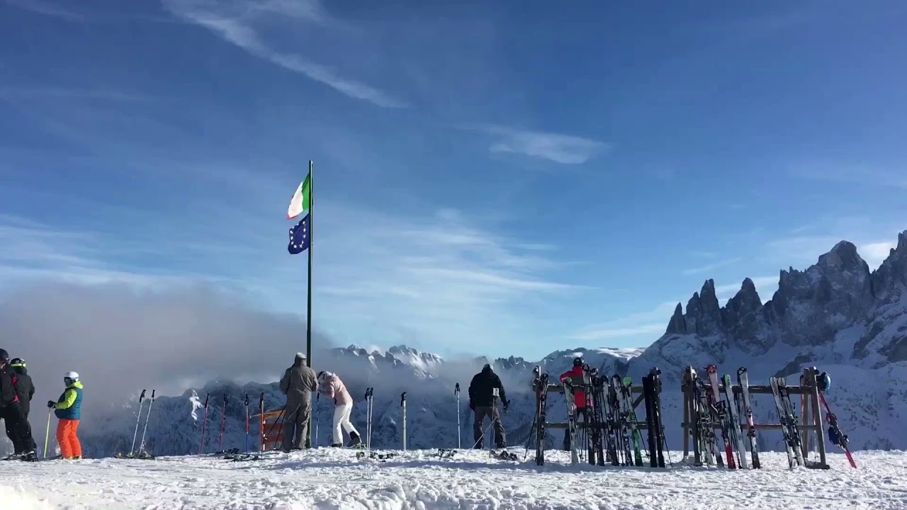 Moena ski trip 2018 - YouTube