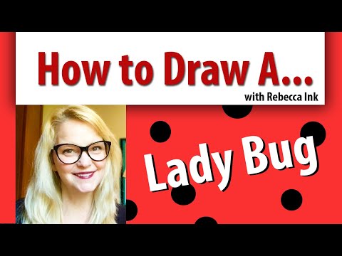 How To Draw A Lady Bug - Easy