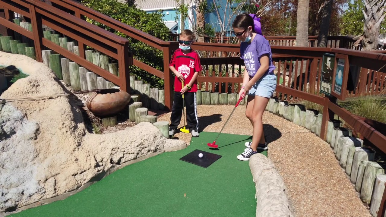 T-Rex Island Mini Golf - YouTube