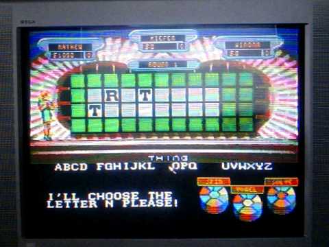 Sega Genesis Wheel of Fortune Run Game 7 Part 1 - YouTube