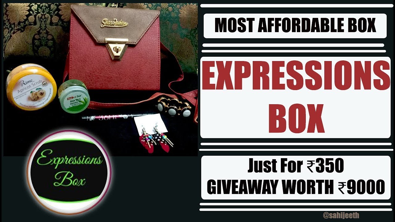 Expressions Box May 2018 | Just ₹350 | Giveaway Announcement ...
