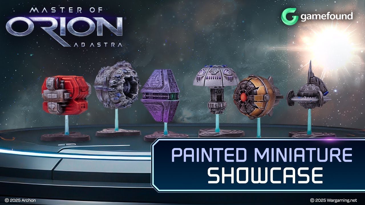Painted Miniature Showcase | Master of Orion: Ad Astra - YouTube