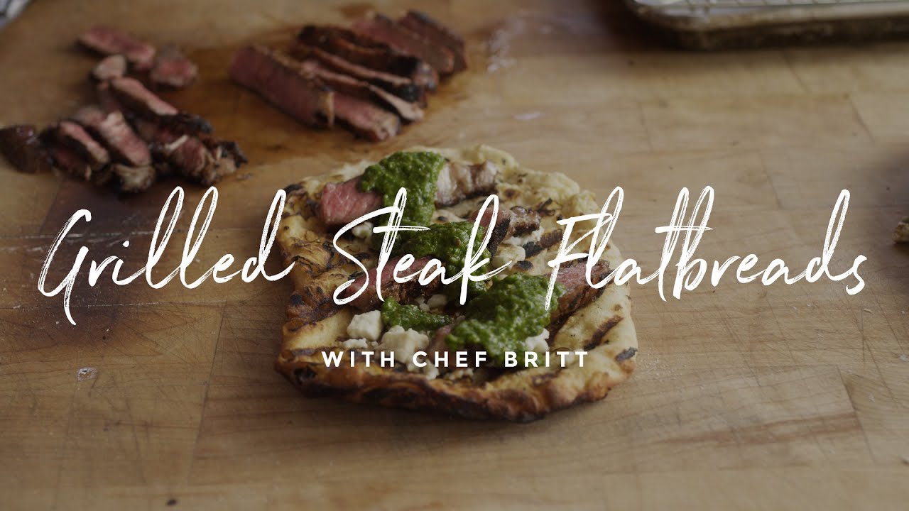 Grilled Steak Flatbreads on the Napoleon Gas Grill | Learn to Make ...