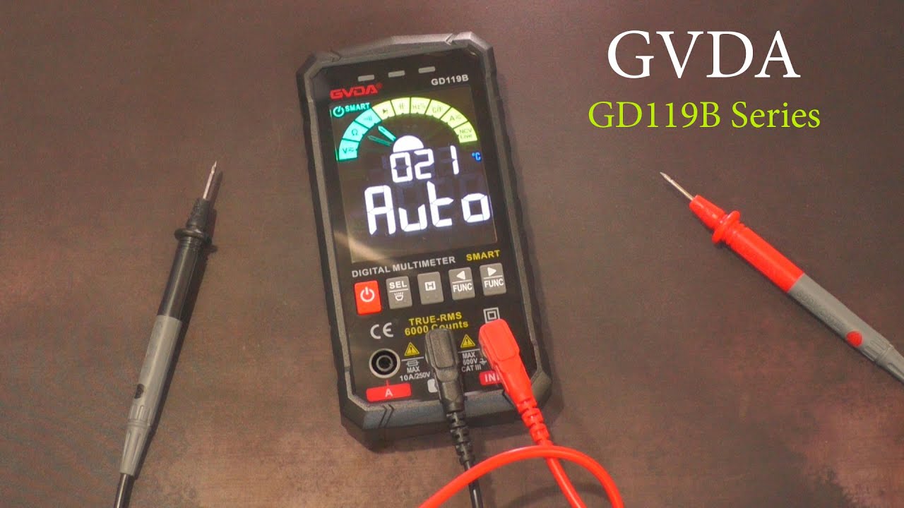 Не дорогой но так же профессиональный GVDA мультиметр Серия GD119B - YouTube