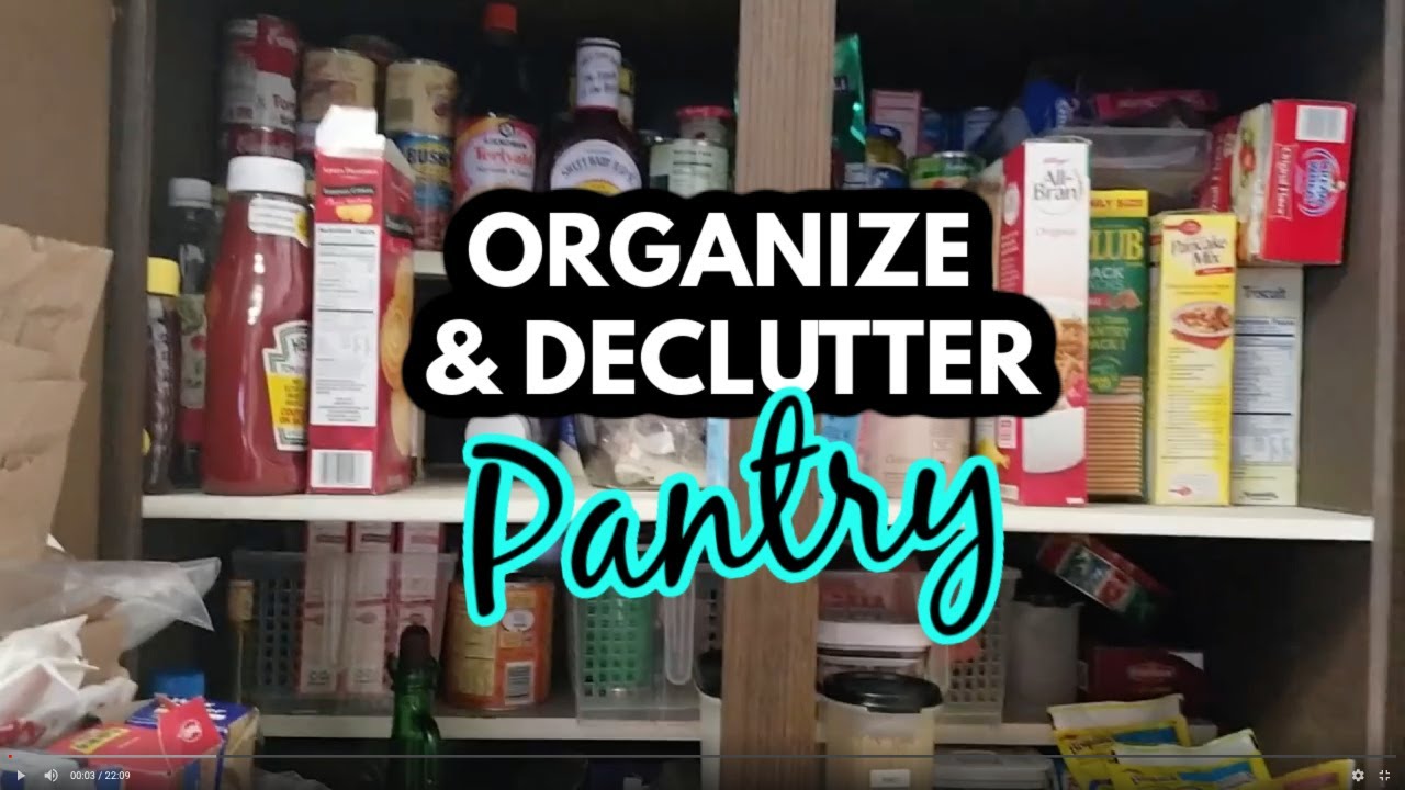 DECLUTTER AND ORGANIZE PANTRY | DECLUTTER WITH ME | Time to Declutter ...