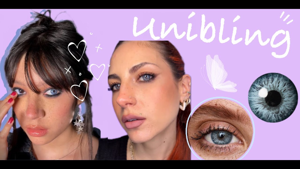 🌊From Brown to Clear Blue: Different People Try-On Unibling Flirting ...