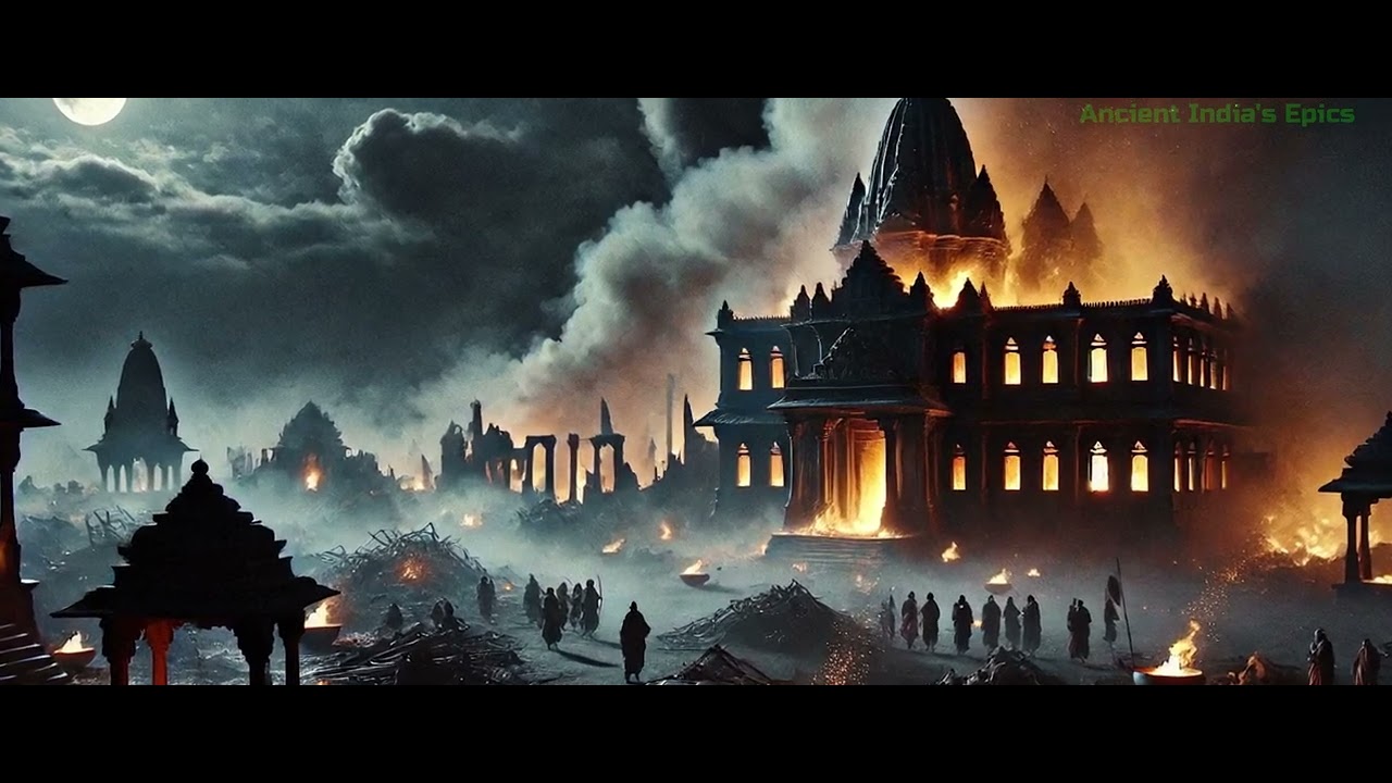 Mahabharata||Scene 17||Escape from the Wax Palace: The Pandavas Secret ...