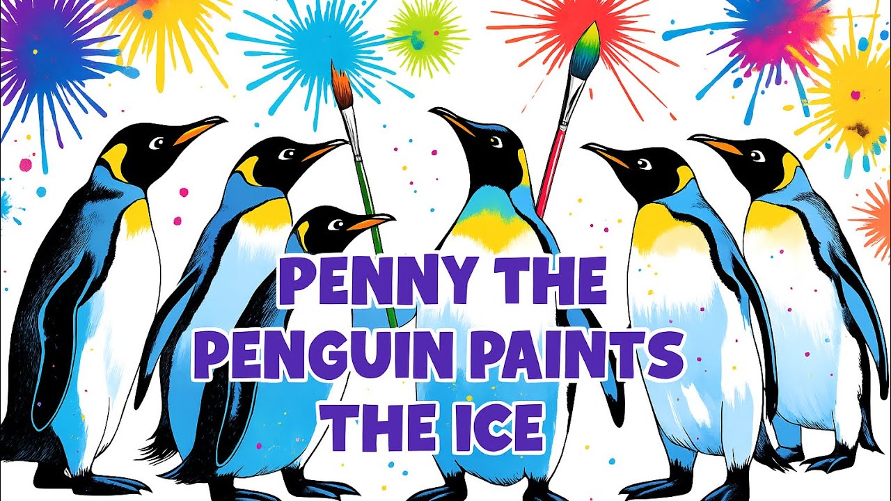 Penny the Penguin Paints the Ice@TotoTuness | Nursery Rhymes & Kids ...