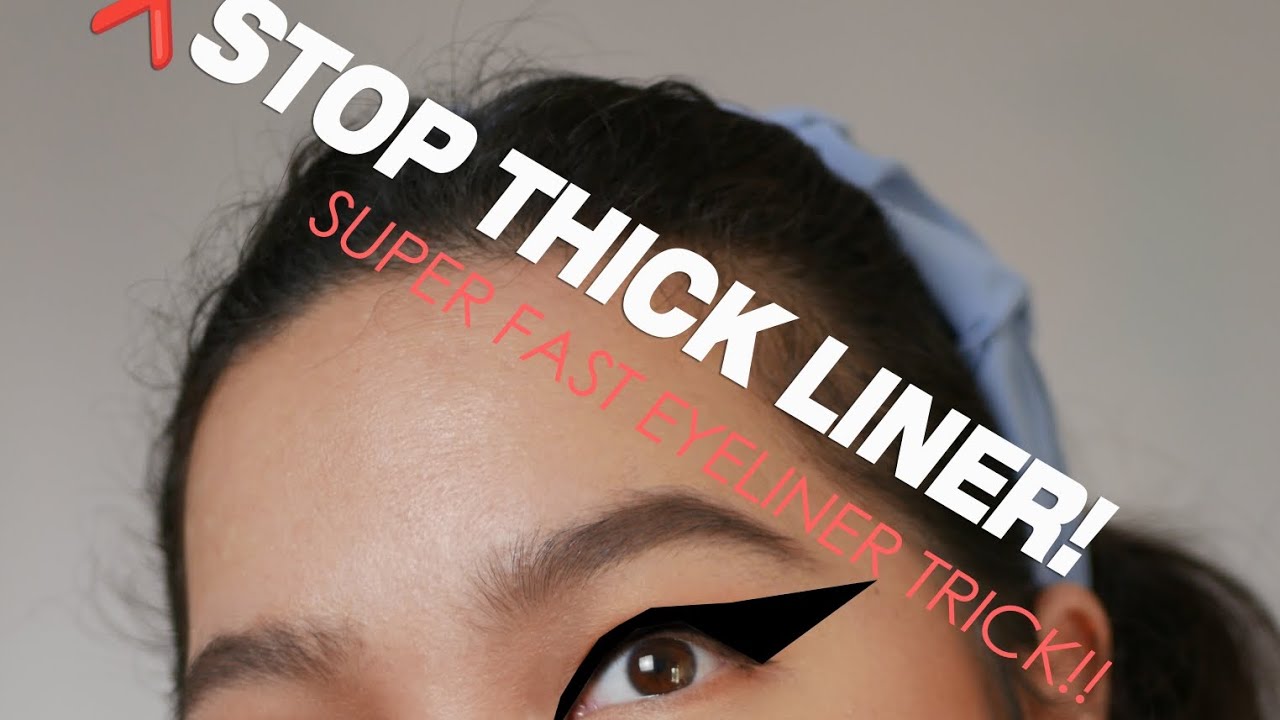 No more thick eyeliner How to draw perfect eyeliner in 3mins. staytune ...