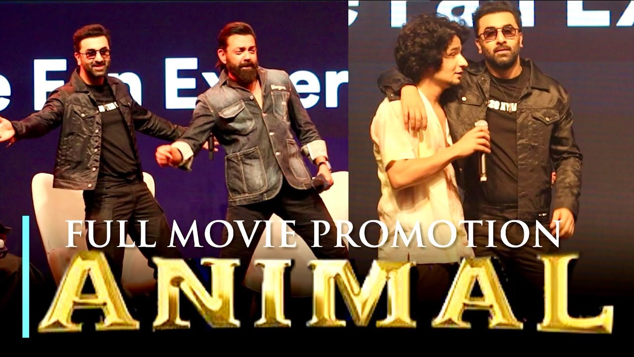 Exclusive- ANIMAL Full Movie Promotion | Ranbir Kapoor | Bobby Deol ...