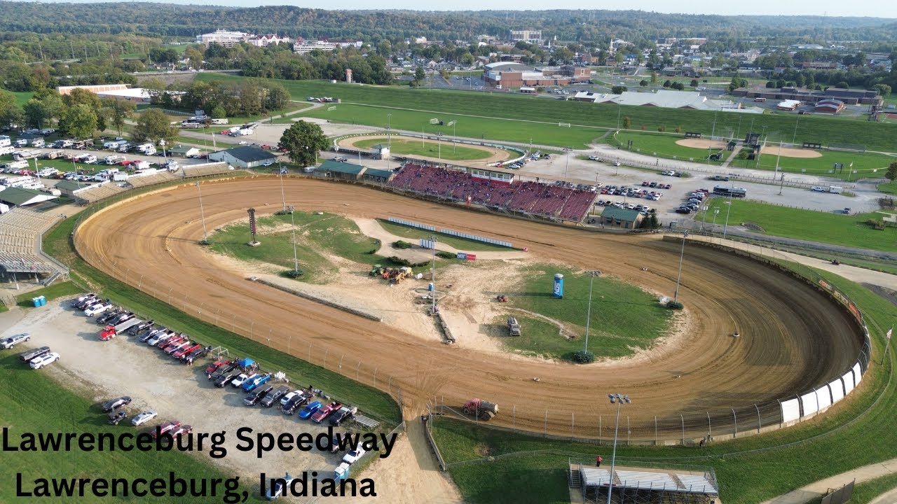 Lawrenceburg Speedway Drone Tour and Racing - Lawrenceburg, Indiana ...