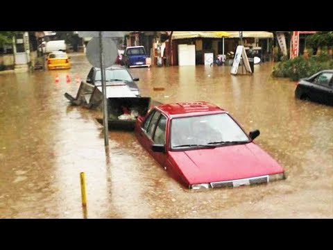 Flooding and Heavy Rain in Izmir, Turkey 🇹🇷 January 12, 2021