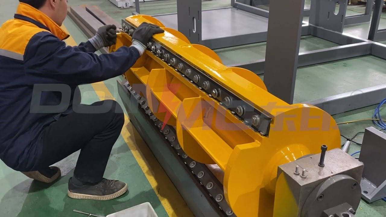 How to install a cross-cutting knife on an industrial paper sheeter ...