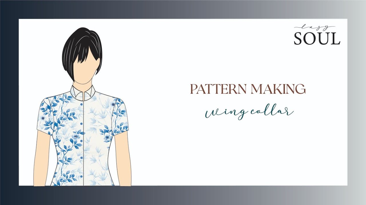 step by step pattern making winged collar #viralvideo #viralfashion ...