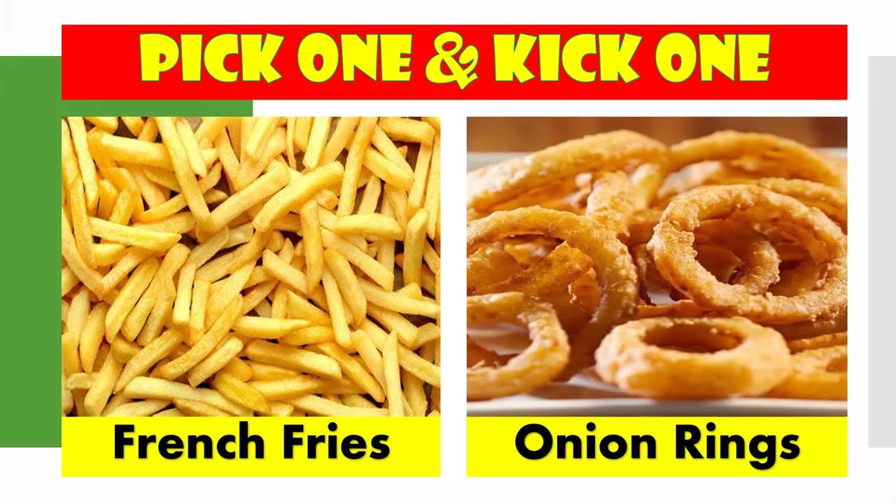 Pick One & Kick One | Fast Food Edition - YouTube