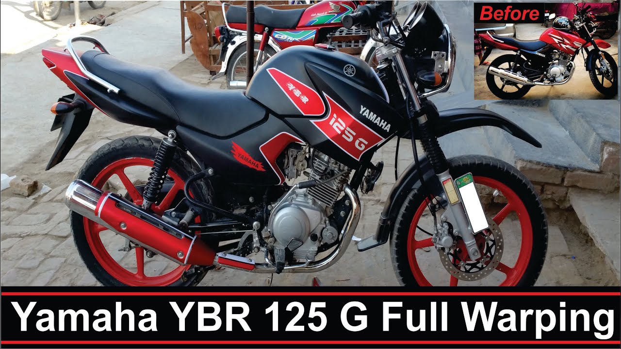 Yamaha Ybr new model 2021|| Yamaha Ybr 125 g Full Warping|| Yamaha Ybr ...
