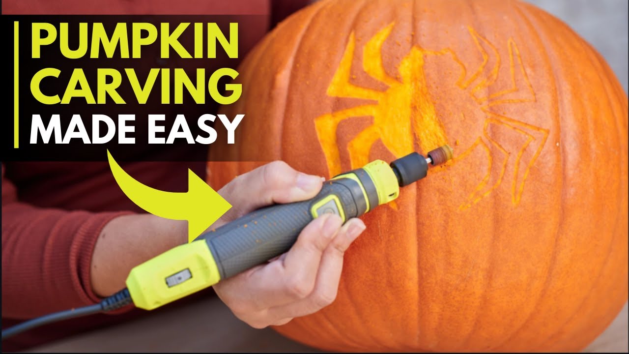 RYOBI Halloween Pumpkin Carving Kit - YouTube