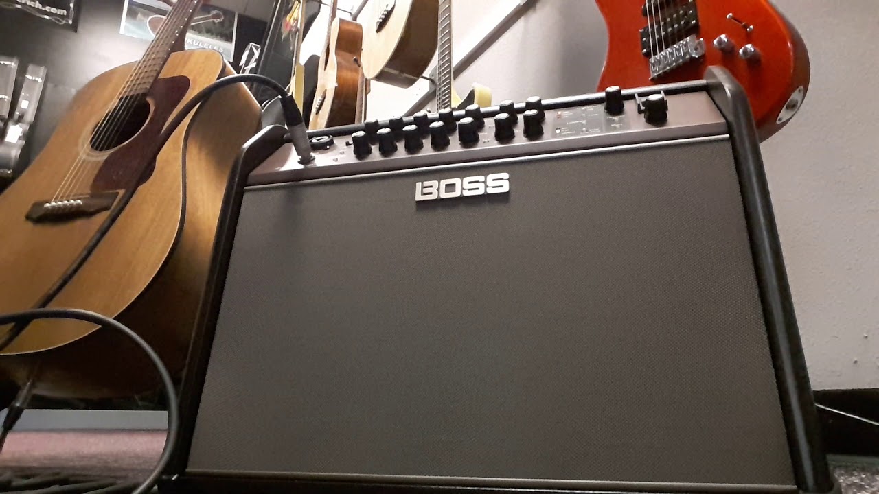 Trying out the BOSS Acoustic Singer Pro - YouTube