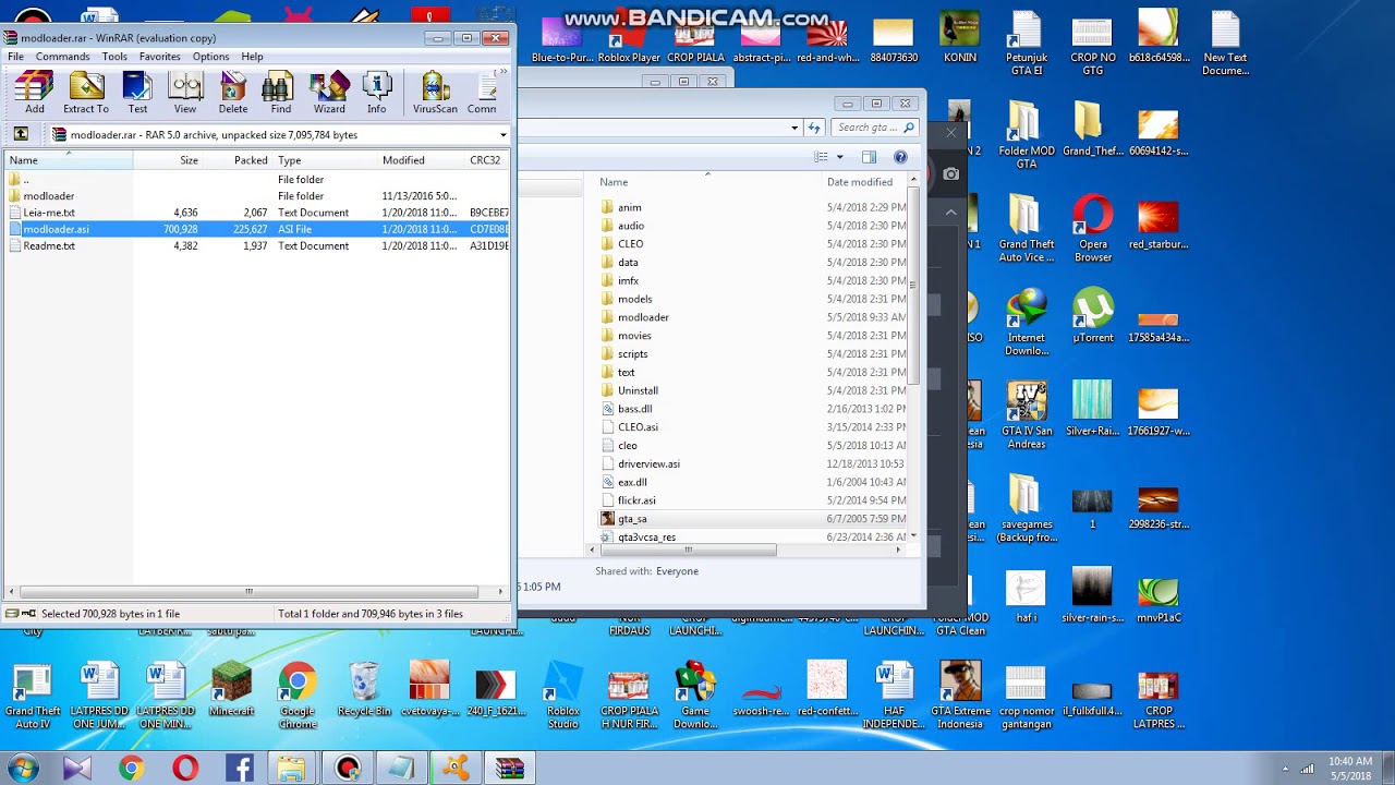 cara pasang mod gta pc menggunakan mod loader - YouTube