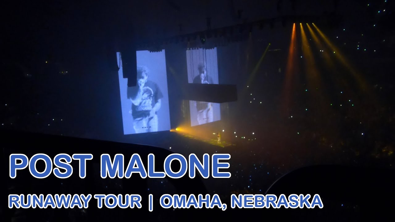 Post Malone Killed It! Runaway Tour | Omaha, Nebraska - YouTube