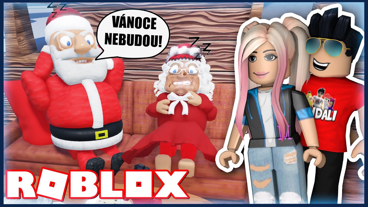 PANÍ SANTOVÁ NÁS CHCE SNÍST! 🎅🤶 Roblox EVIL MRS. CLAUS ESCAPE! w ...