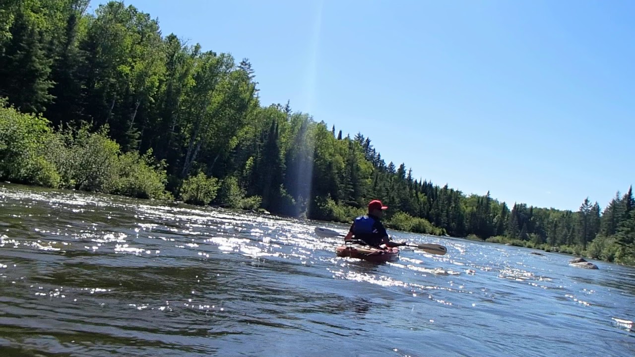 Pinawa Channel, gentle rapid. June 12,2020 - YouTube