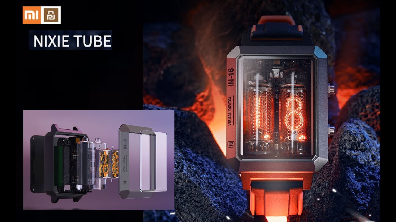 Wrist Watch Xiaomi NIXIE TUBE Glow - YouTube
