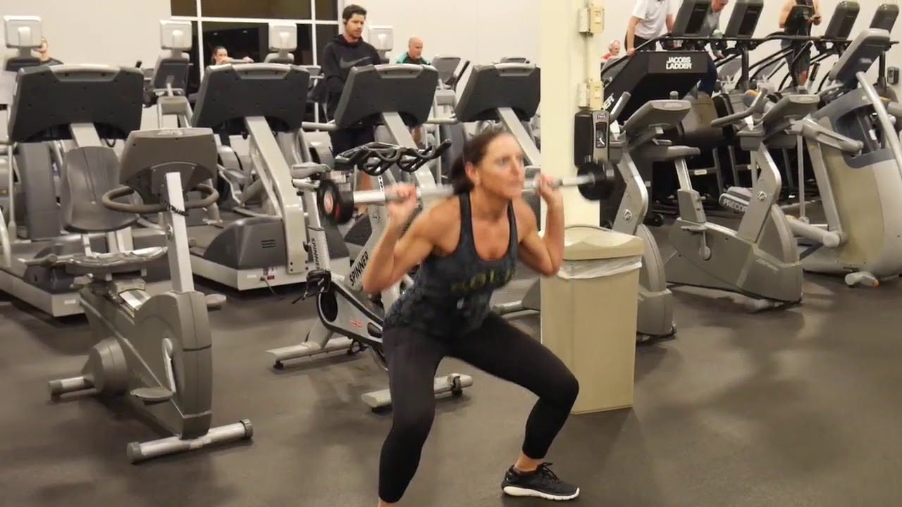 Barbell Jump Squats - YouTube