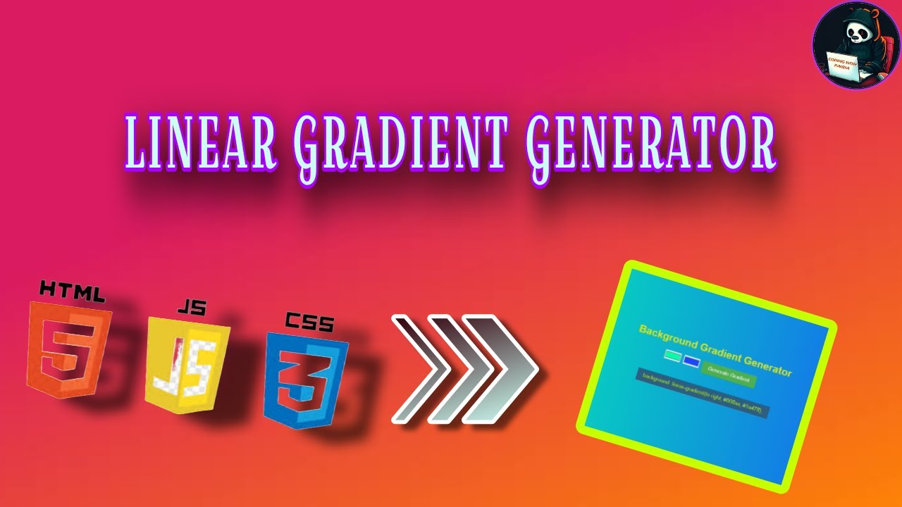 Linear Gradient Generator || Must Watch || @ezsnippat @CodeWithHarry # ...