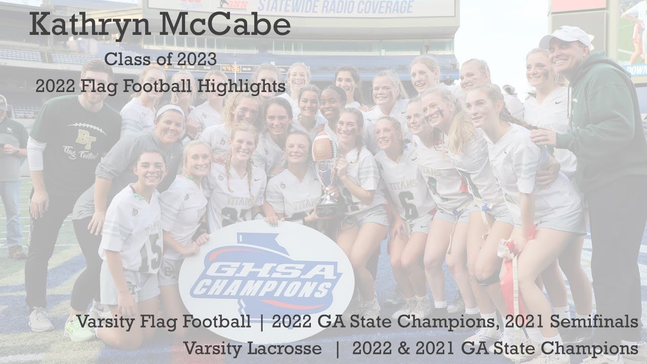 Kathryn McCabe 2022 Flag Football Highlights - YouTube