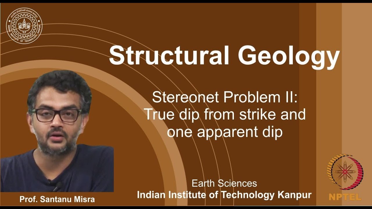 Structural Geology_LAB 03: Stereonet: True dip from strike & apparent ...
