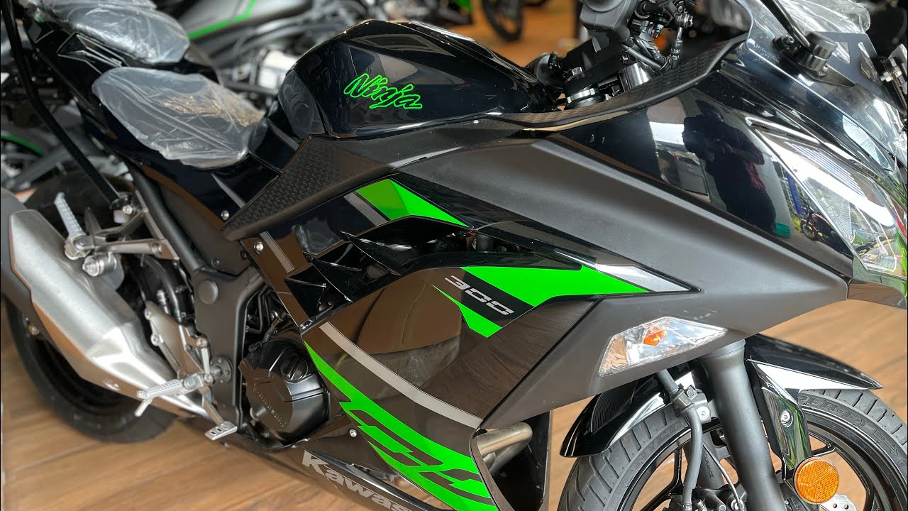 Kawasaki Ninja 300 New Model 2023 Detail Review || New Price & Features ...