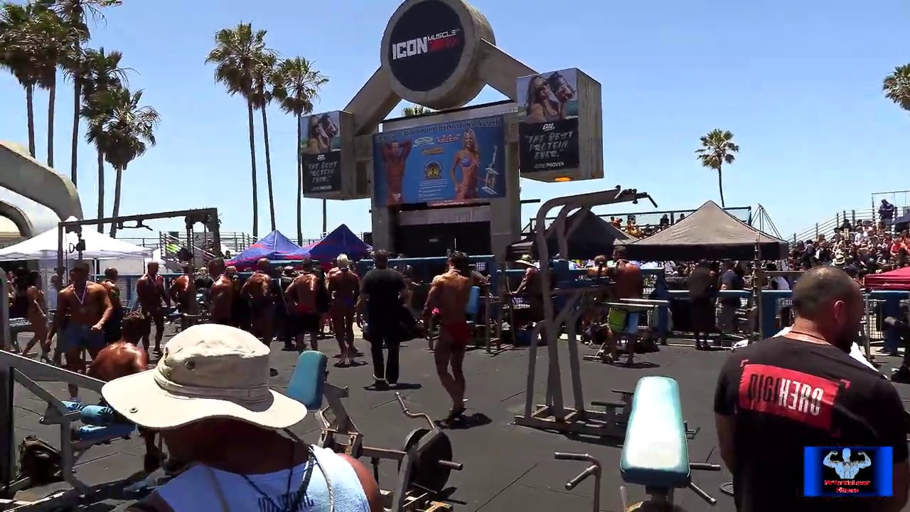World Famous Muscle Beach Bodybuilding Show - Behind The Scenes - YouTube