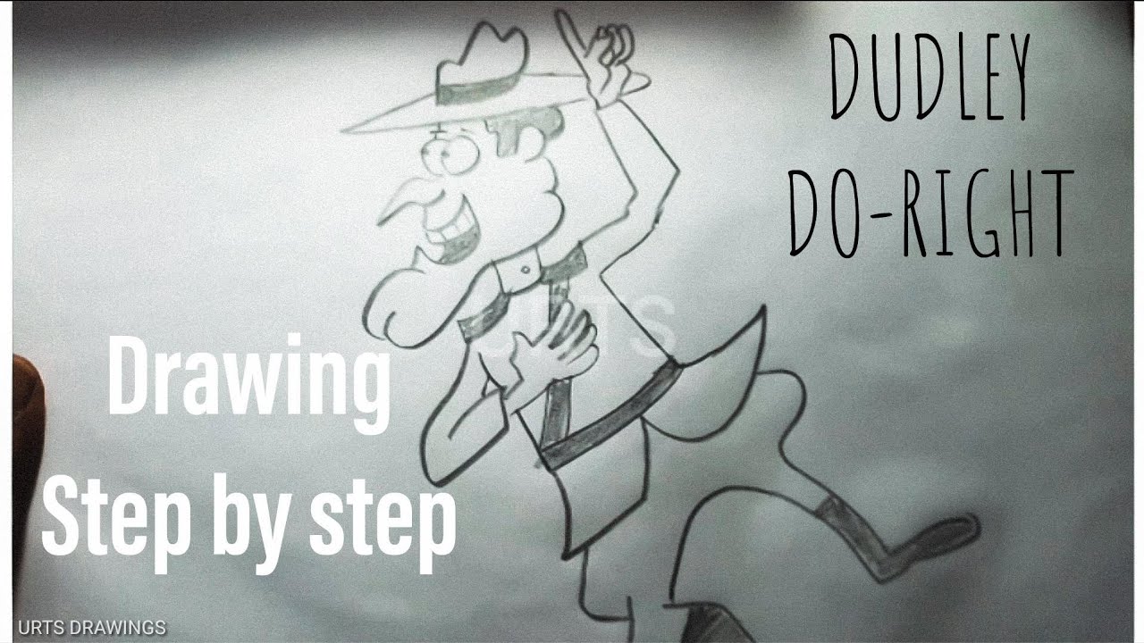 Learn to draw Dudley Do-Right Step by Step Easy - YouTube