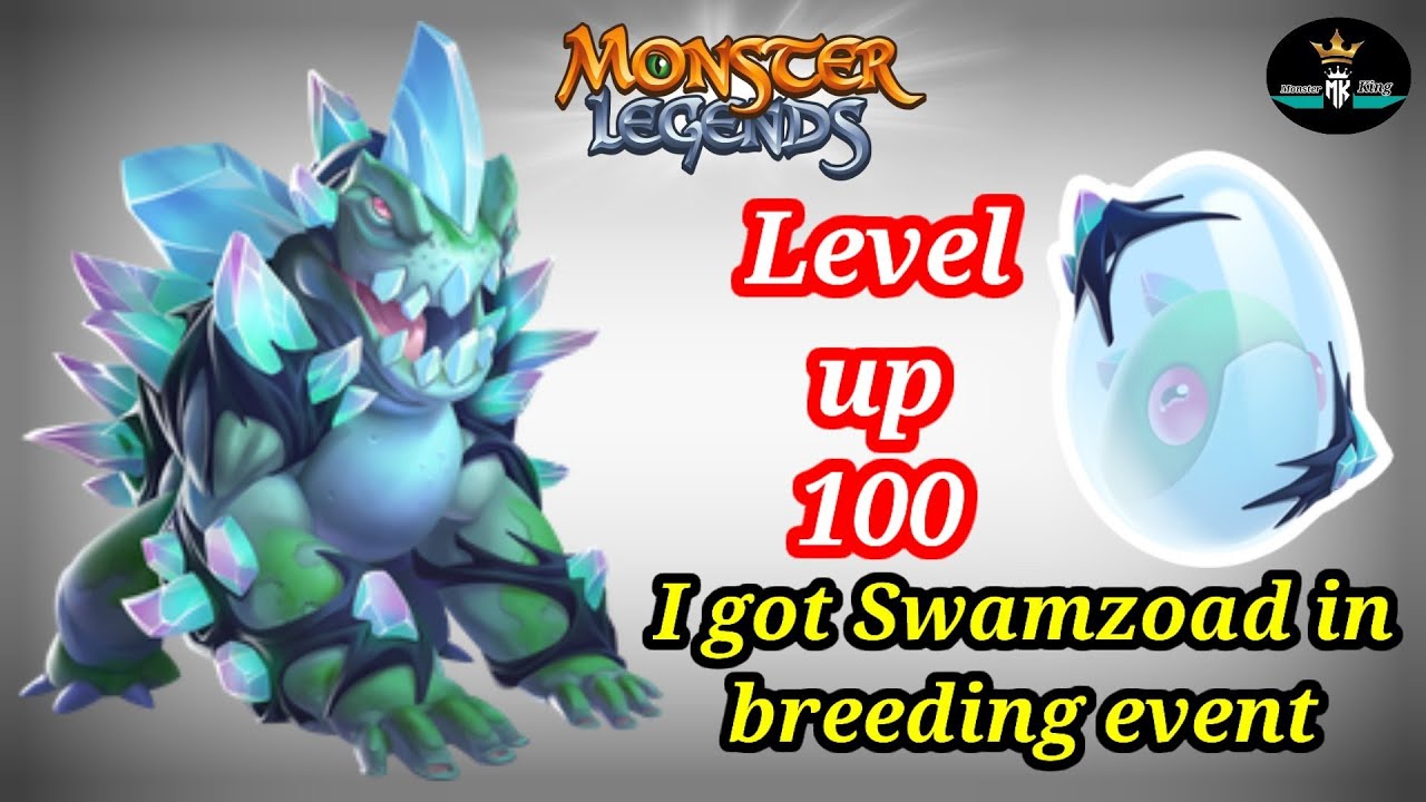I got Swamzoad in monster legends by breeding event #mythic monster# ...