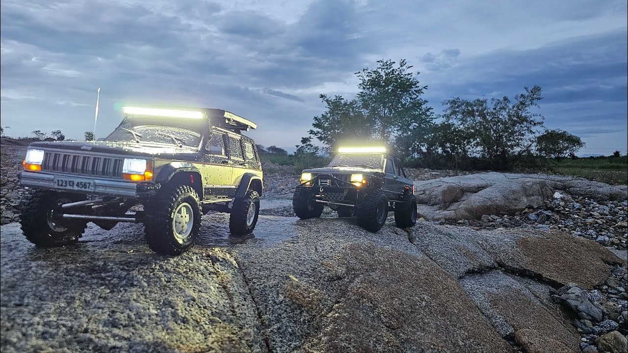 gmade gs02f jeep cherokee xj body / Cherokee Pickup /Driving in the ...